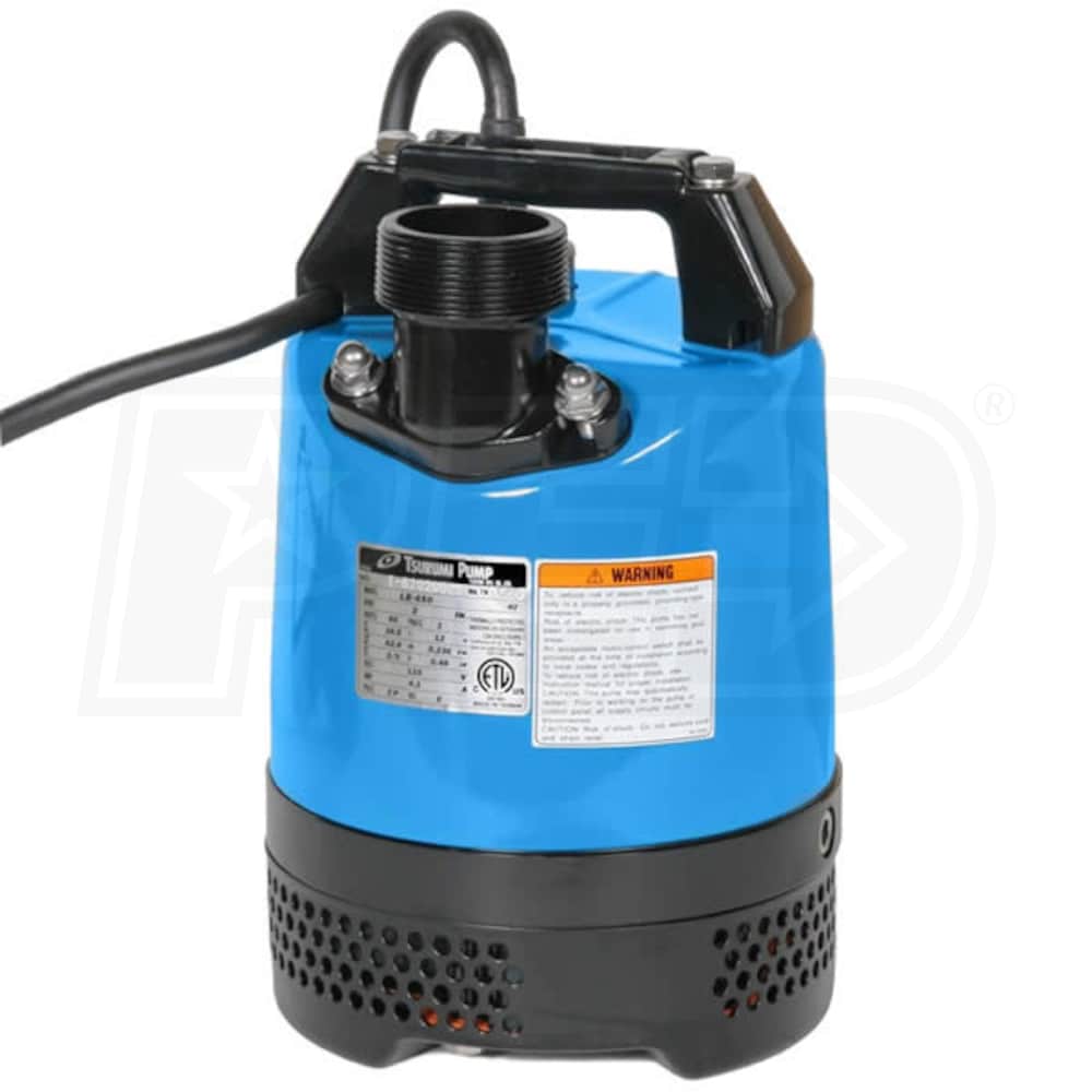 Tsurumi Pump LB-480A Tsurumi - 62.4 GPM 2-Inch Automatic Submersible Utility Pump
