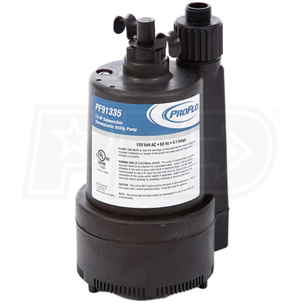ProFlo PF91335 - 40 GPM 1-1/4-Inch Submersible Utility Pump