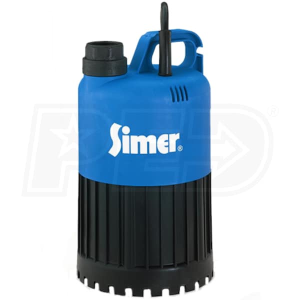 Simer 2385-SD 2385 - Geyser 50 GPM 1-1/4-Inch Thermoplastic Stainless ...
