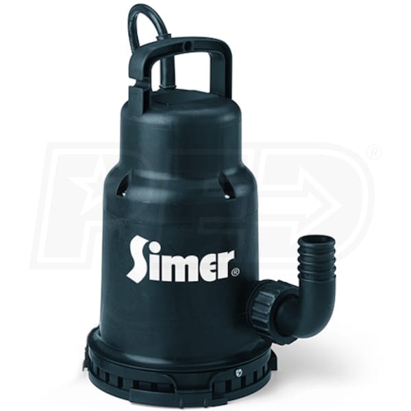 Simer 2430 - Geyser 40 GPM 1-1/4-Inch Oil-Free Submersible Waterfall ...