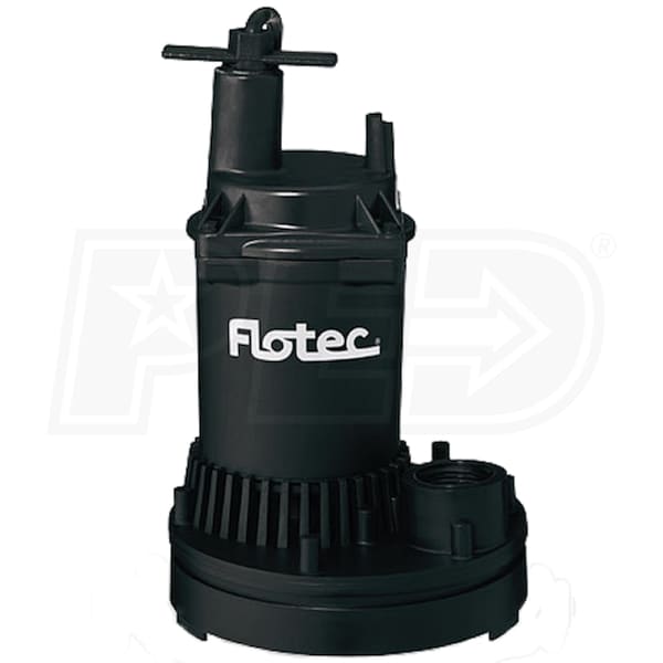 FloTec FP0S1250X-08 Flotec FP0S1250X - 20 GPM 1/6 HP 3/4-Inch or 1-Inch ...
