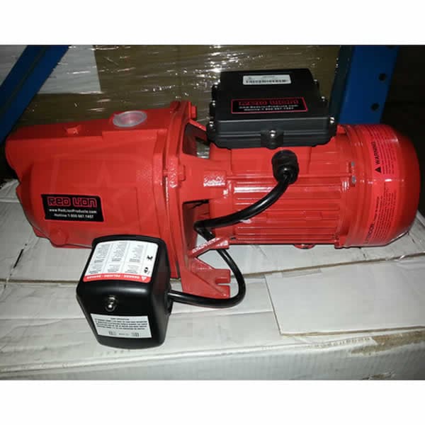 Red Lion RJS-50E-SD 10 GPM 1/2 HP Cast Iron Shallow Well Jet Pump ...